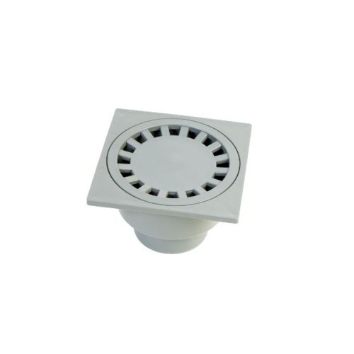 Peštan PP slivnik ø50 V (rešetka 150x150)siva