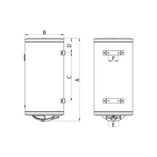 Termorad bojler BTCR-50 standard vertikalni