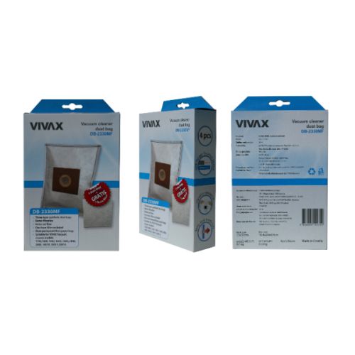 Vivax Home kese za usisivač 4 komada i filter DB-2330MF