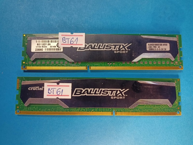 DDR3 8 Gb (2 x 4 Gb) BALLISTIX SPORT