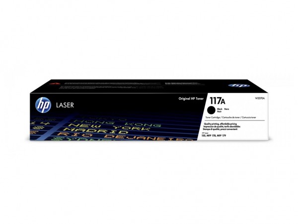 HP 117A Black Original Laser Toner Cartridge (W2070A)