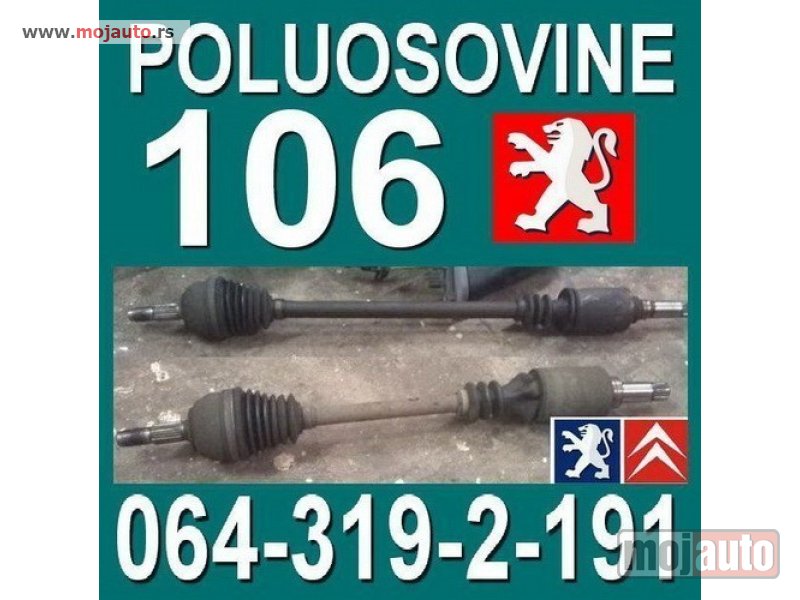 Pežo 106 Poluosovine Peugeot