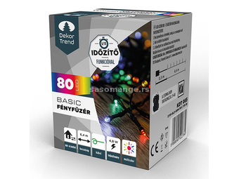 Novogodišnja rasveta svetleći niz Basic 80 LED KDT 085