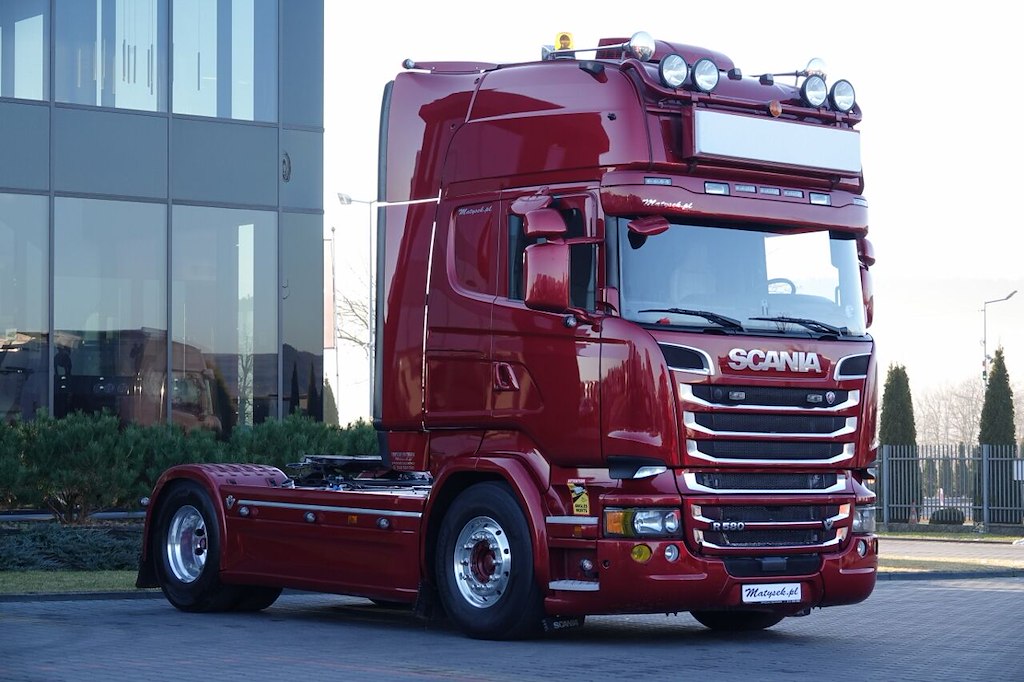 Scania R 580 / V8 / RETARDER / FULL AIRMATIC  / I-PARK COOL / SKÓRY / F tegljač