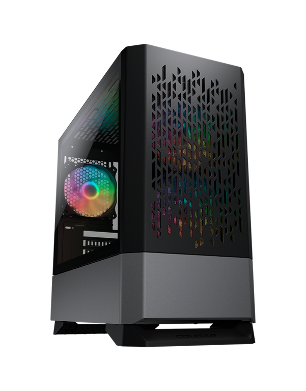 COUGAR MG140 Air RGB PC Case, Mini Tower, Black