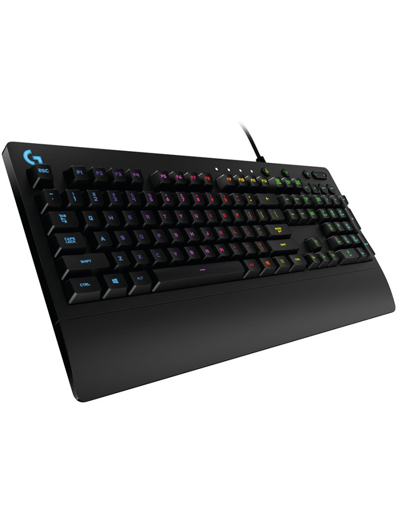 LOGITECH G213 Prodigy Corded RGB Gaming Keyboard - BLACK - US INT'L - USB