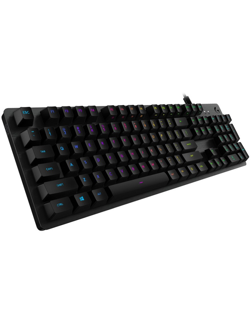 LOGITECH G512 Corded LIGHTSYNC Mechanical Gaming Keyboard - CARBON - US INT'L -...