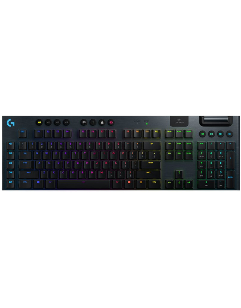 LOGITECH G915 LIGHTSPEED Wireless Mechanical Gaming Keyboard - CARBON - US INT'L...