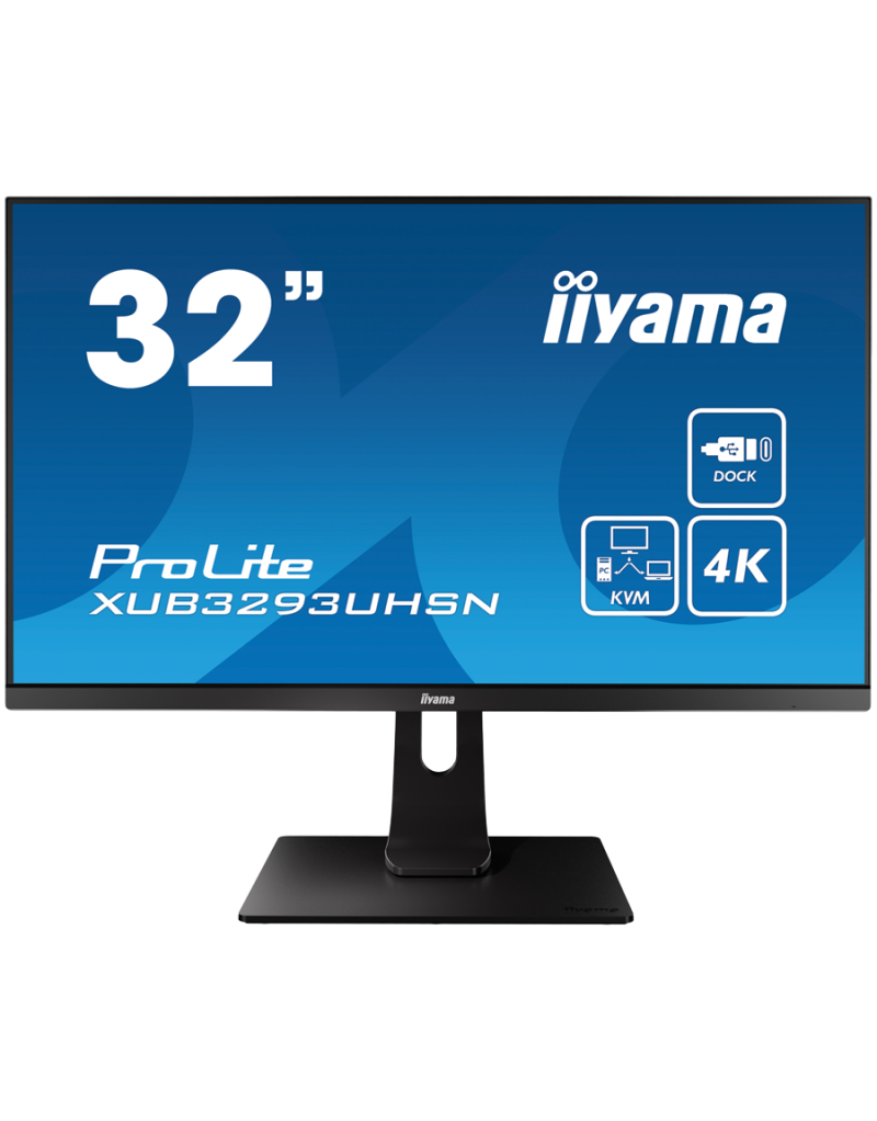 Iiyama ProLite XUB3293UHSN-B5LED monitor 32" 31 5" viewable 3840 x 2160 4K ...