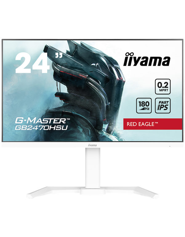 24" WHITE Fast IPS Gaming, G-Master Red Eagle, FreeSync Premium, 1920x1080...