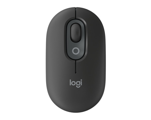 LOGITECH Pop Mouse with Emoji, graphite miš (MIS02102)