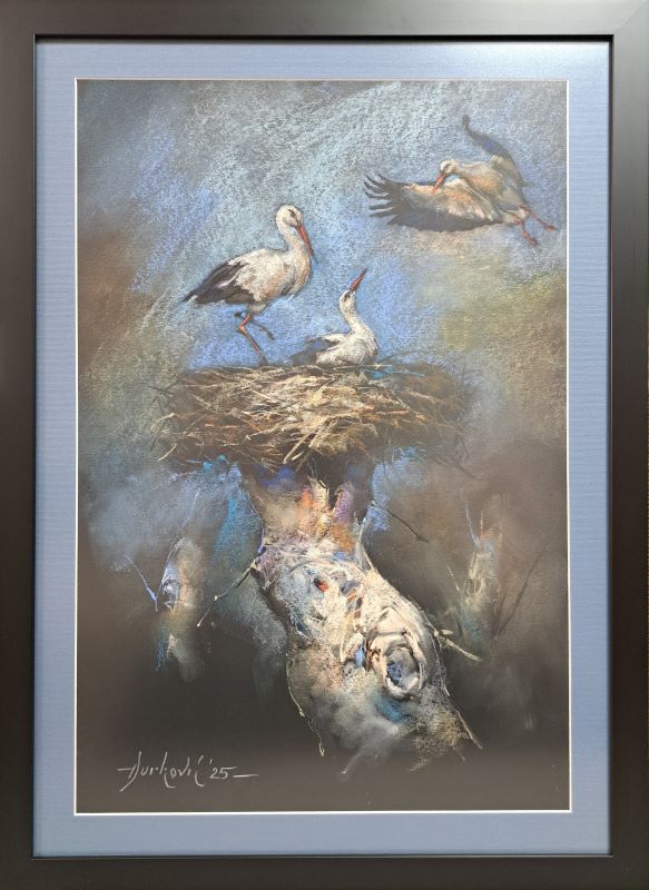 Rode 1, Braca Đurković, pastel, sa 74×54 cm, bez 60×40 cm, 2025., sertifikat, 400 eura