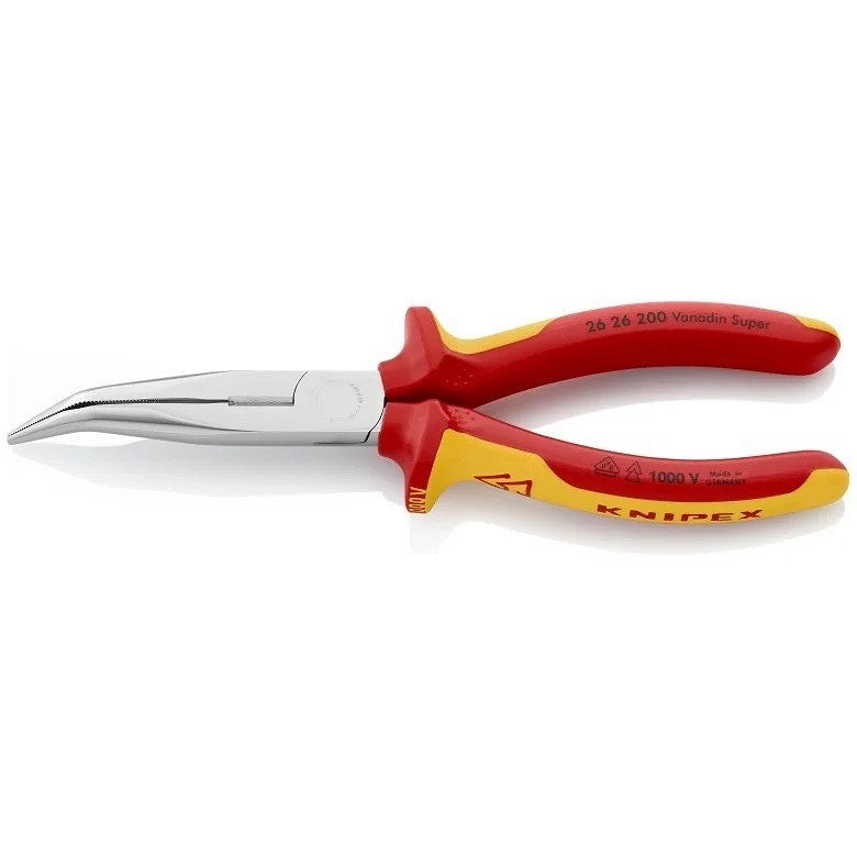 Knipex 26 26 200 Špicasta klešta sa bočnim sečenjem izolovane, VDE, hromirane 200 mm
