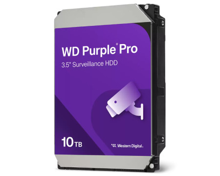 WD 10TB 3.5'' SATA III 512MB 7.200 WD102PURP Purple Pro hard disk