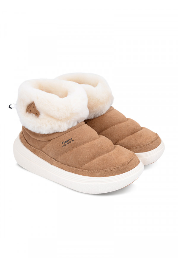 FAMI MID WOMAN SUEDE/SHEARLING