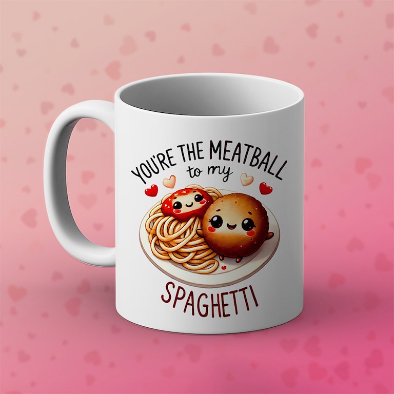 MEATBALL TO MY SPAGHETTI ŠOLJA