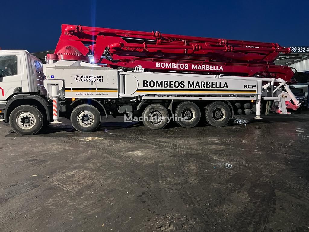 KCP 48 na šasiji Scania pumpa za beton