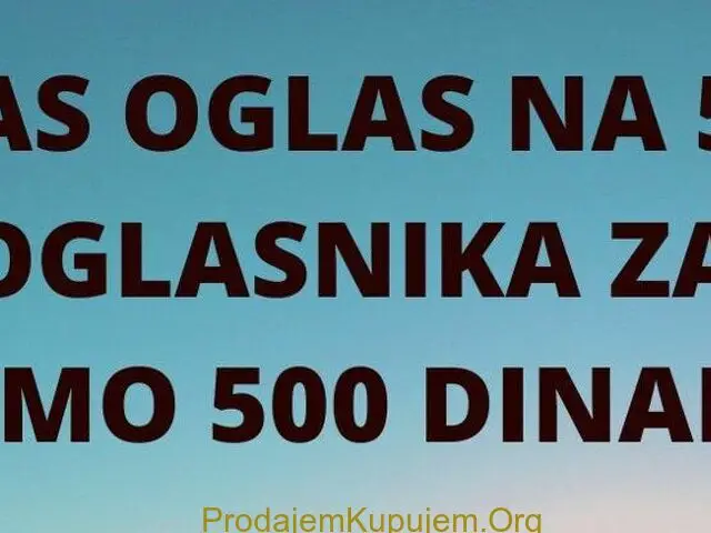 vas oglas na 50 oglasnika