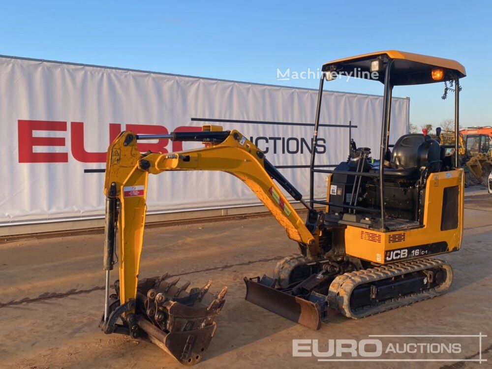 Prodaje se JCB 16C-1 mini bager na aukciji