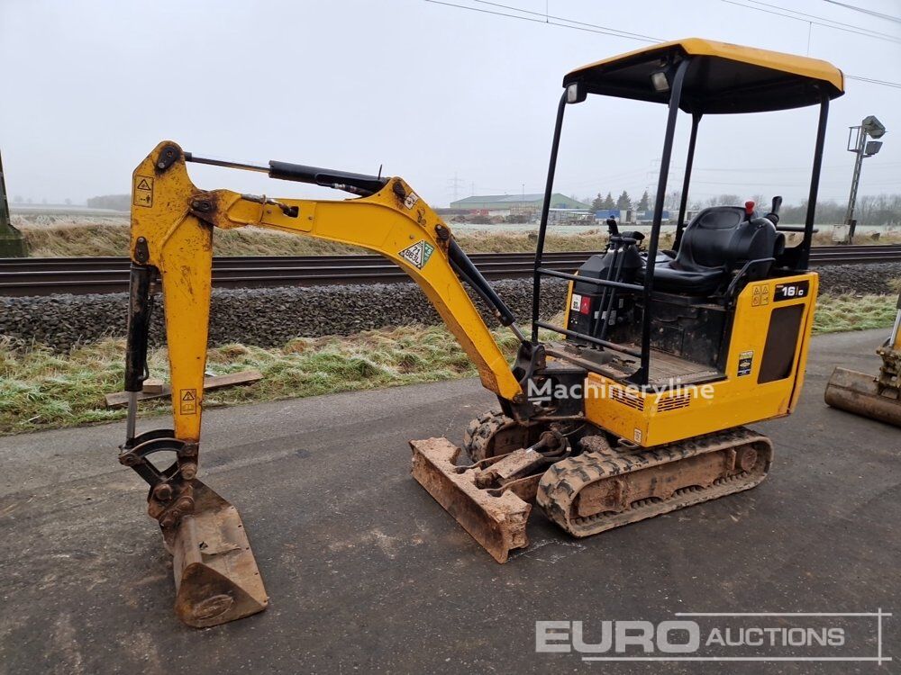 Prodaje se JCB 16C-1 T3 mini bager na aukciji