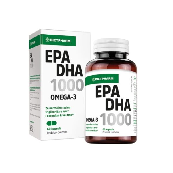 EPA DHA Omega3 1000 kapsule, 60kom