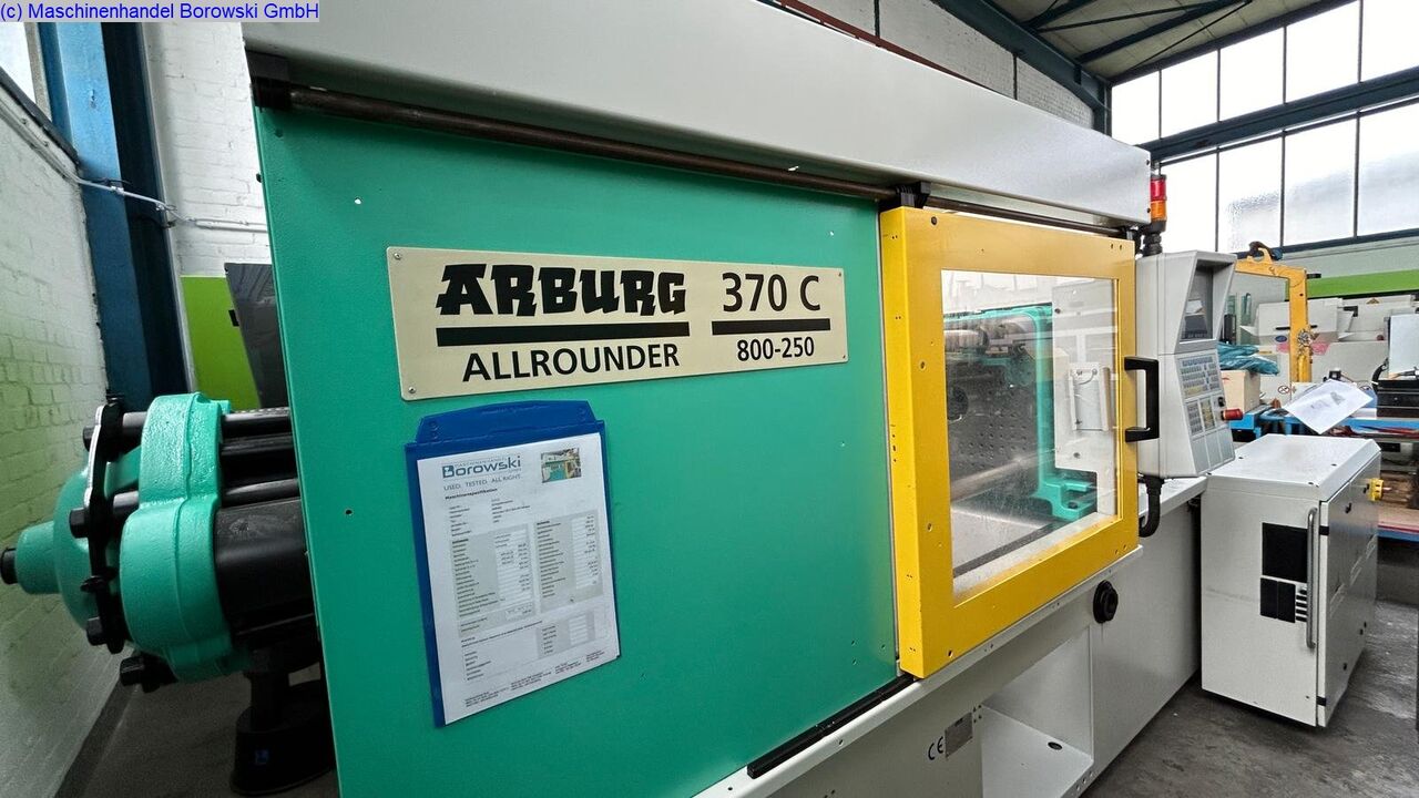 Arburg Allrounder 370 C 800-250 mašina za brizganje plastike