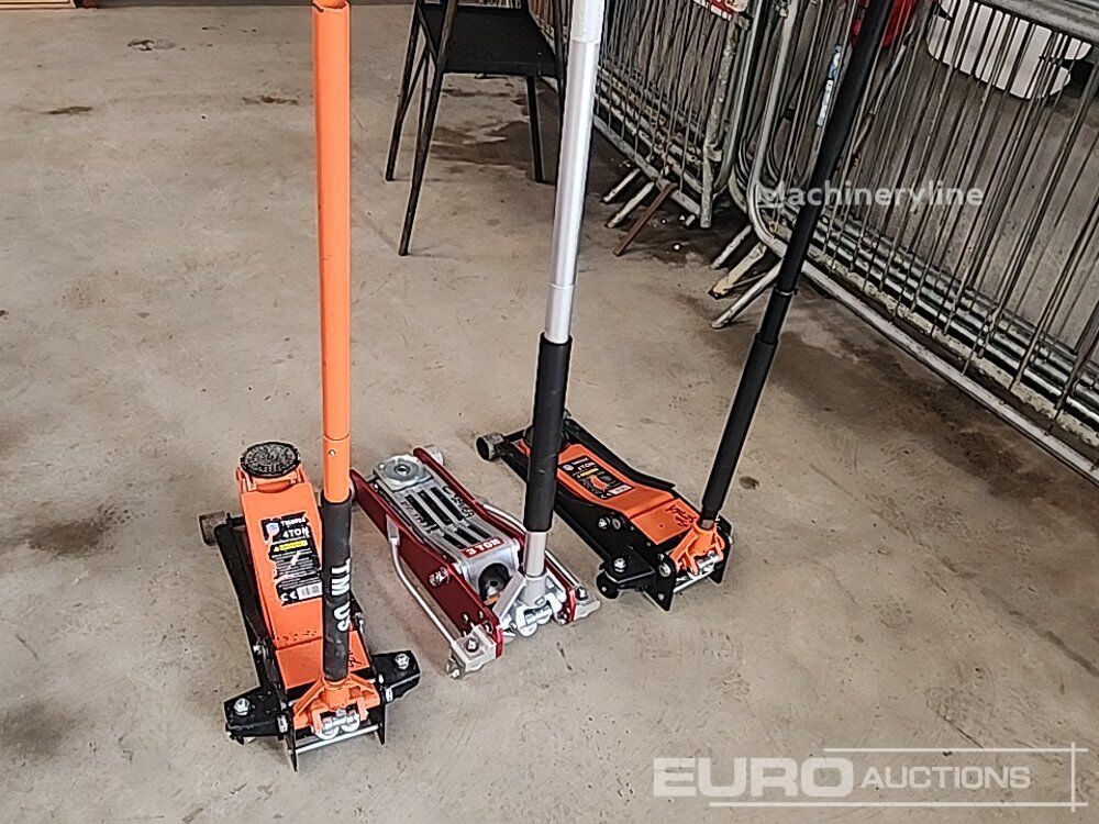 Prodaje se 4, 4 & 3 Ton Trolley Jack (3 of) hidrauličnu dizalicu na aukciji