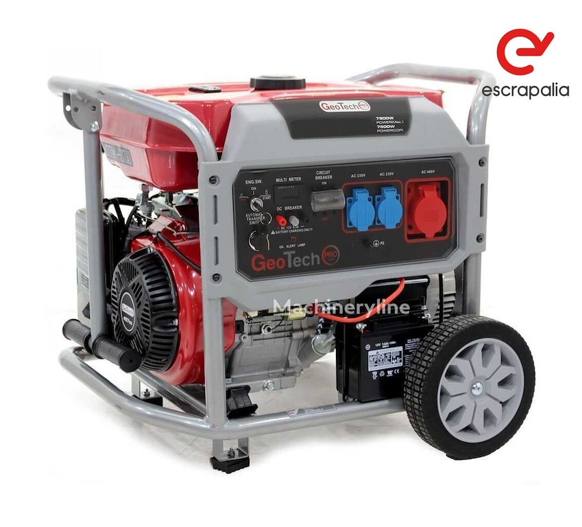 Prodaje se Generador Electrico de Gasolina Monofasico y Trifasico 7,8KW (Nu benzinski generator na aukciji