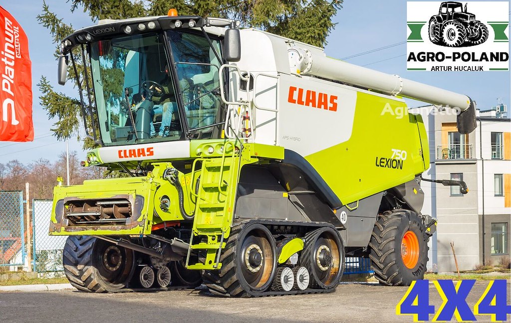 Claas LEXION 750 TT - 4X4 - 2767 h - QUANTIMETER - VARIO 900 - LASER P kombajn za žito