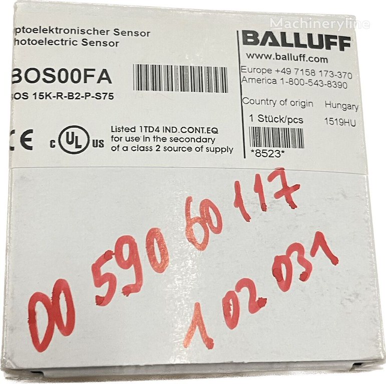 Balluff BOS 15K-B2-P-S75 senzor za industrijske opreme