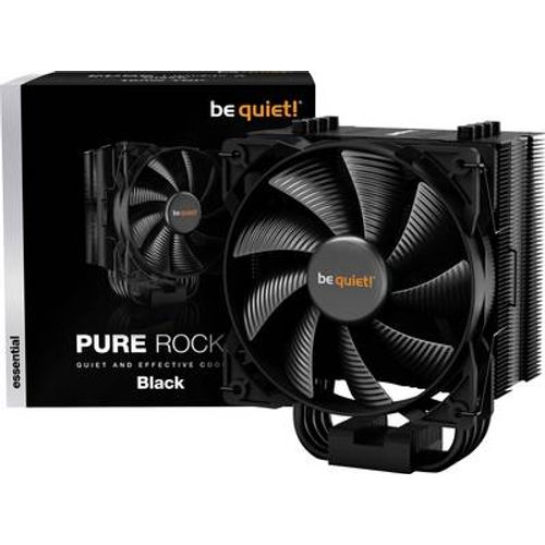 be quiet! BK007 Pure Rock 2 Black [LGA-1851 Default ILM and RL-ILM support] 150W TDP, 120mm PWM fan, thermal grease (already applied), backplate mounting set for Intel and AMD