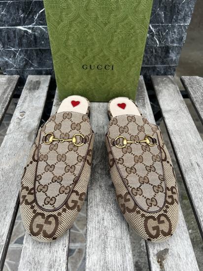 GUCCI Papuče loafers ORIGINAL Vel 42 Jambo GG