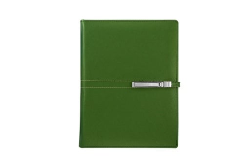 ALICANTE Agenda sa mehanizmom A5 SUPERIOR - Kelly green