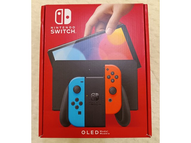 Nintendo Switch OLED konzola (Plava/Crvena) (Novo)