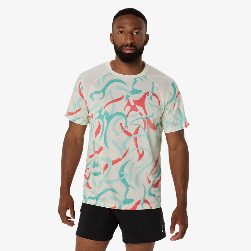 Asics ROAD ALL OVER PRINT SS TOP