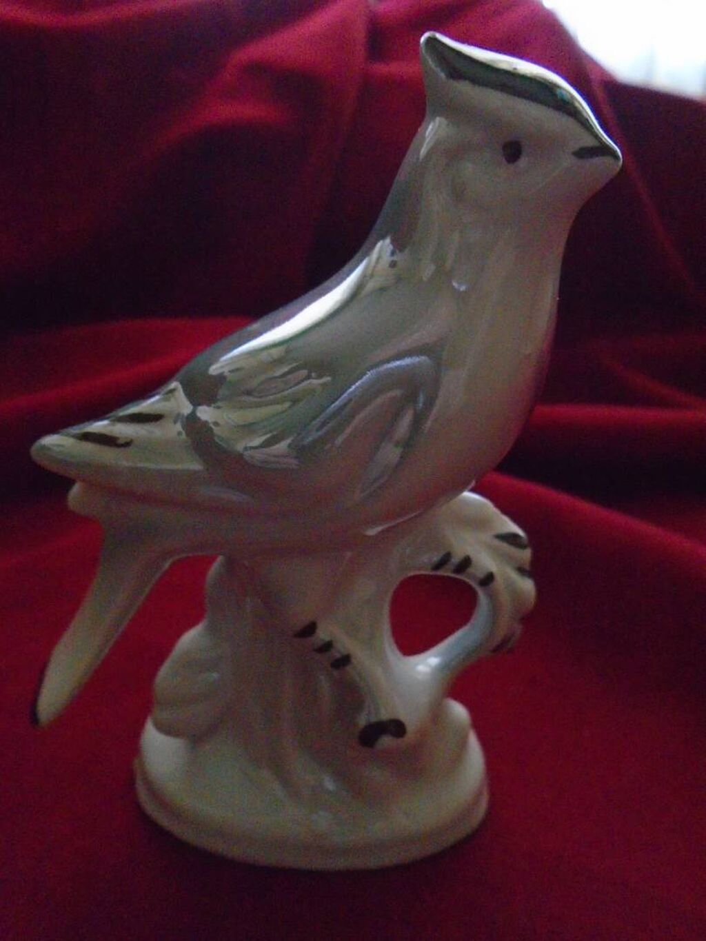 Prelepa vintage porcelanska figura ptice