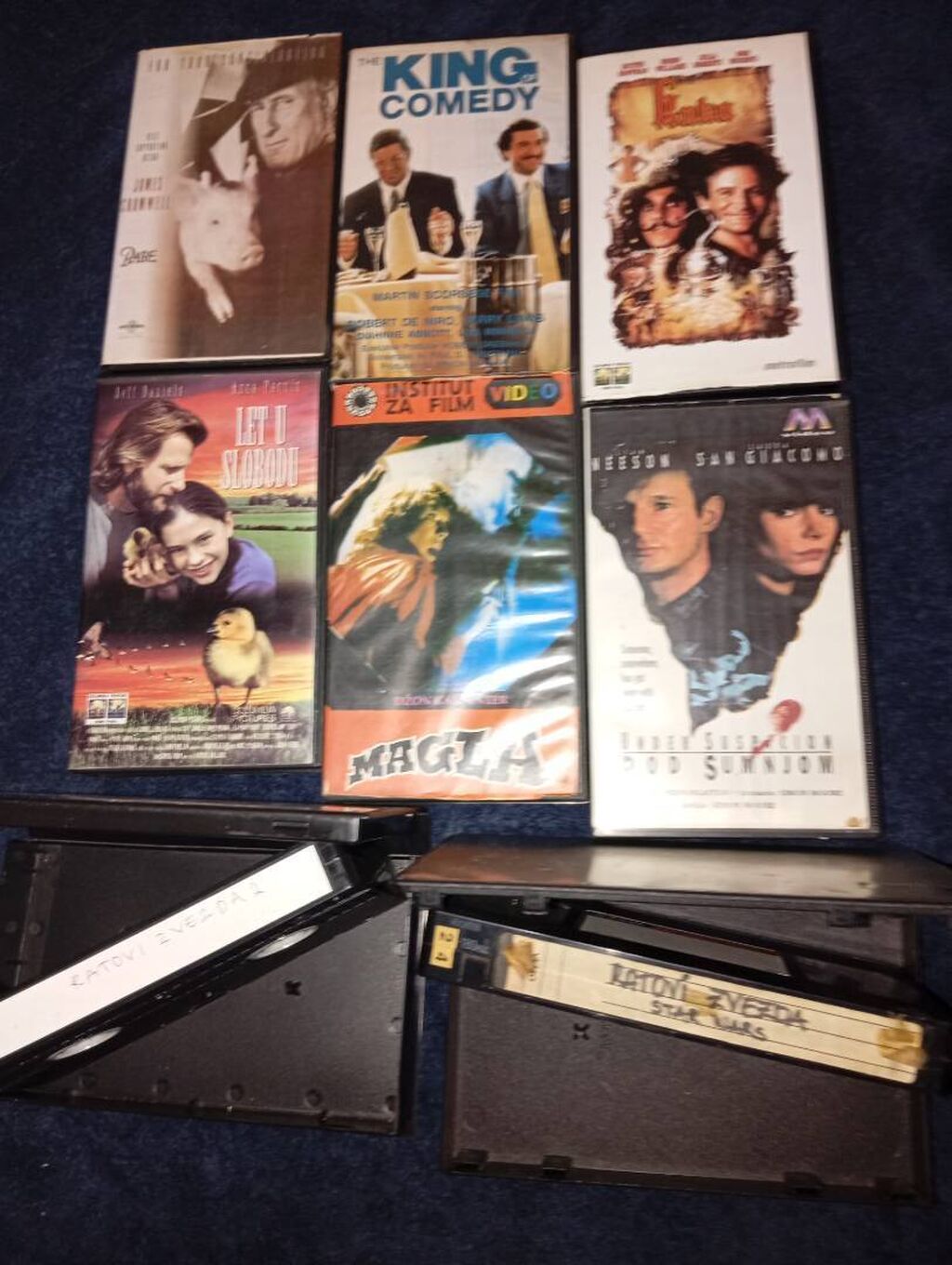 Strani VHS filmovi, 200din komad