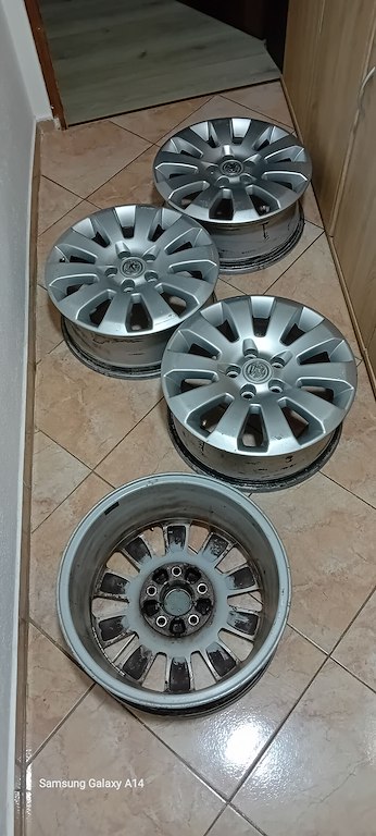 Alu felne r 16 5x110 od opel astre nisuu krive ni varene imaju