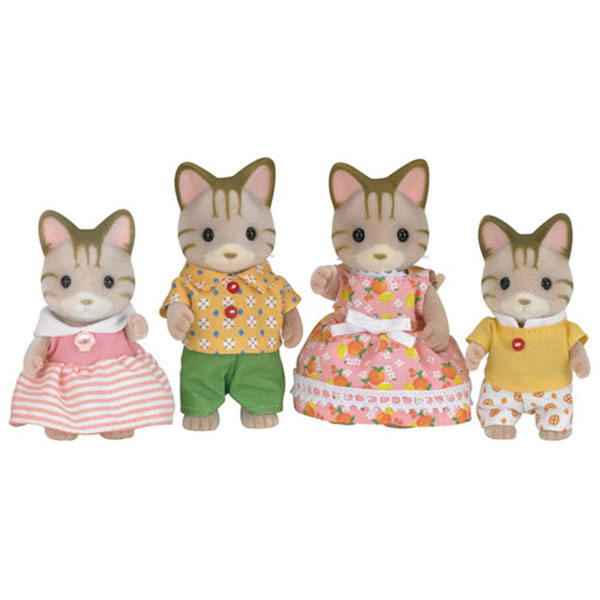 Sylvanian porodica prugastih mačkica EC5180