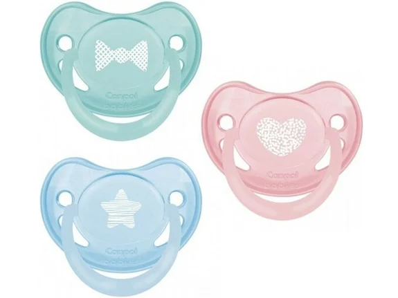 Canpol Varalica Orthodontic Silicone 6-18 M (1Pc) Pastelove 22/420