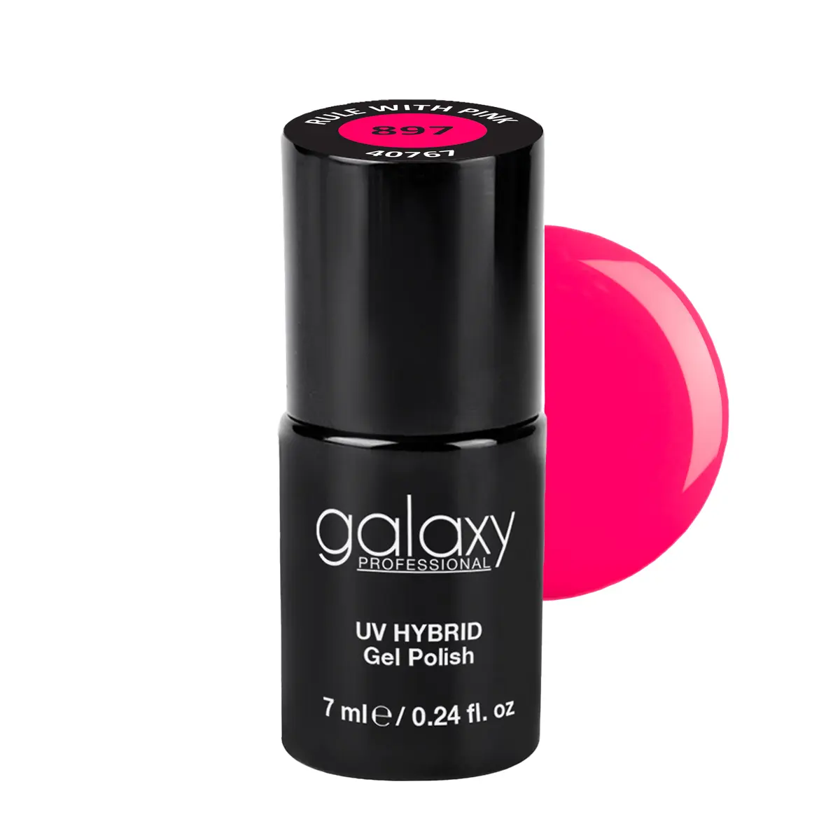 Trajni lak za nokte UV/LED GALAXY Hybrid 7ml Rule With Pink S897