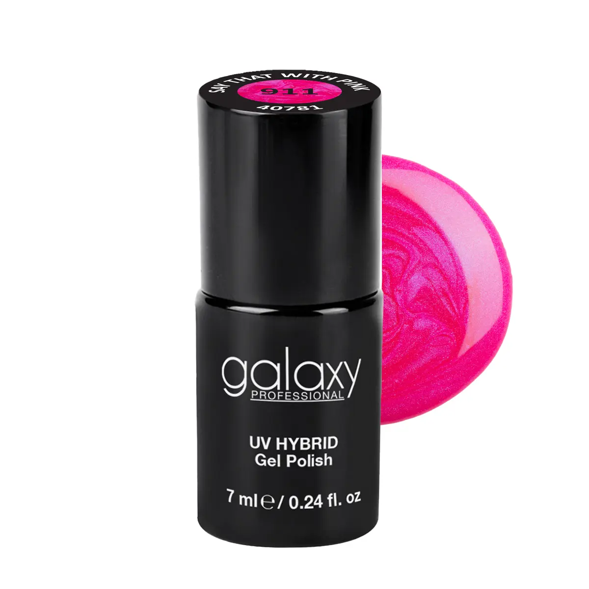 Trajni lak za nokte UV/LED GALAXY Hybrid 7ml Say That With Pink S911