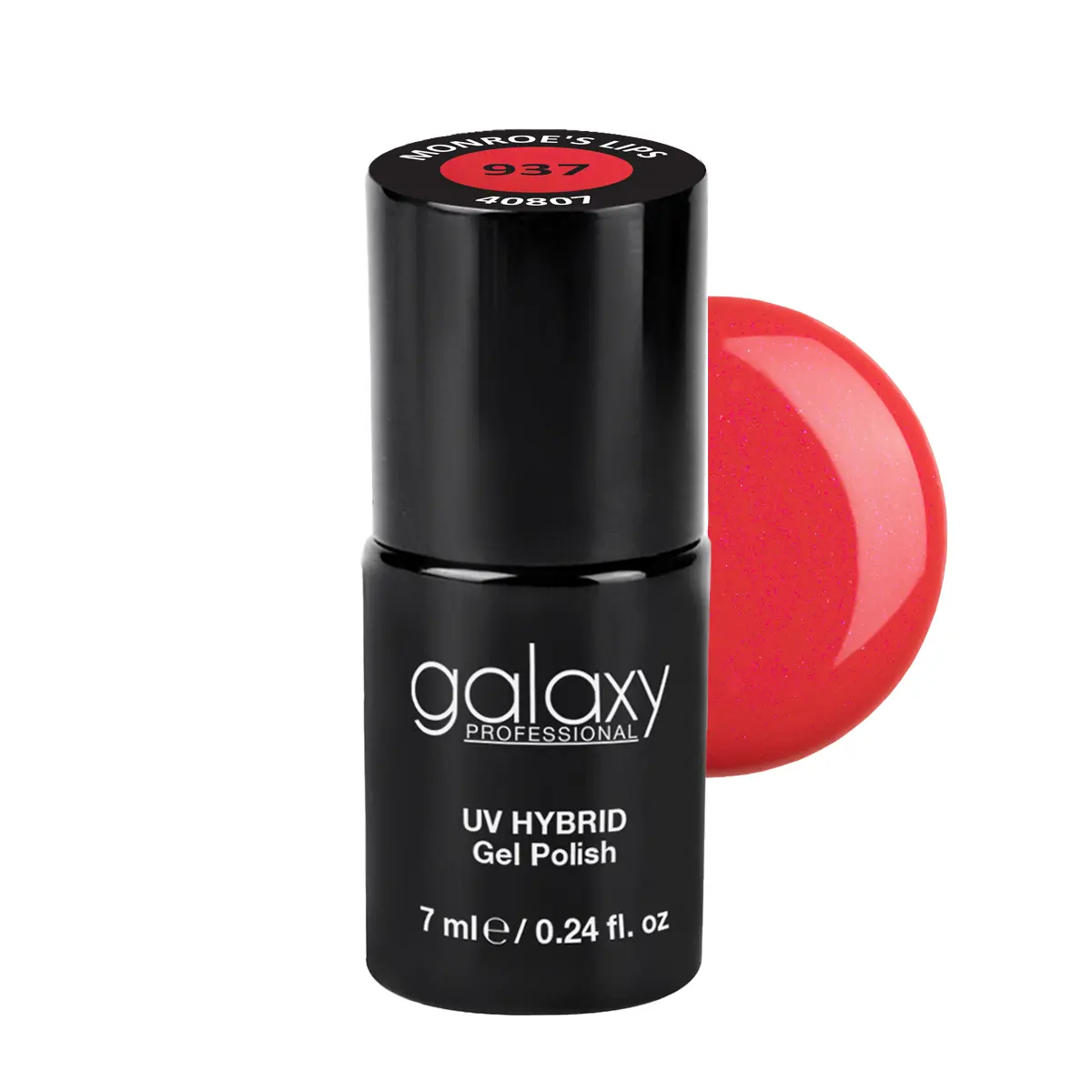 Trajni lak za nokte UV/LED GALAXY Hybrid 7ml Monroe’s Lips S937