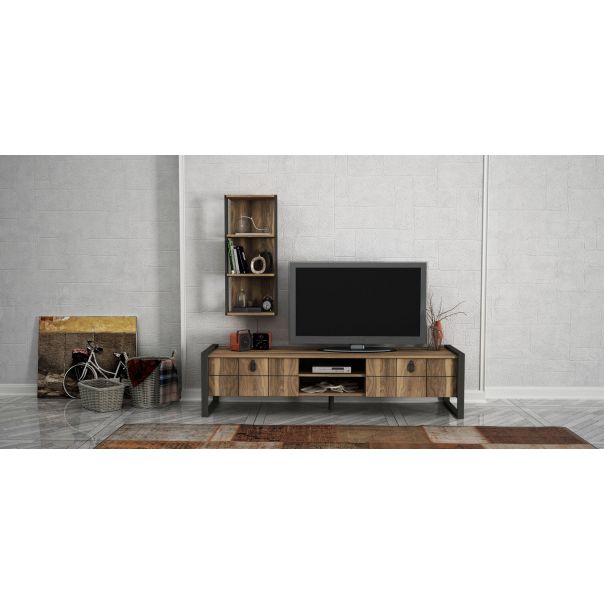 HANAH HOME TV komoda Lost, braon