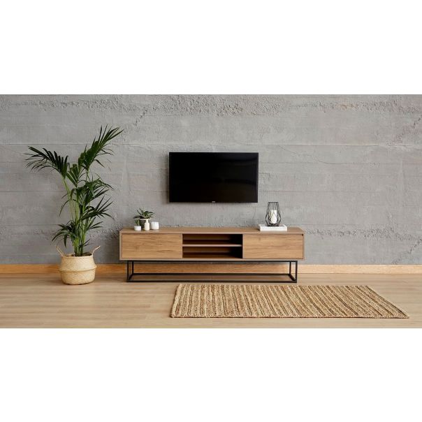 HANAH HOME TV komoda Lakus 180, braon