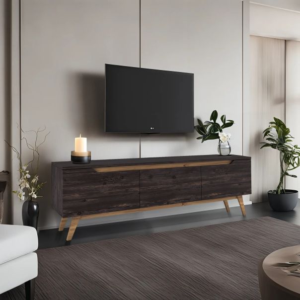 HANAH HOME TV komoda D1 - 1009, braon