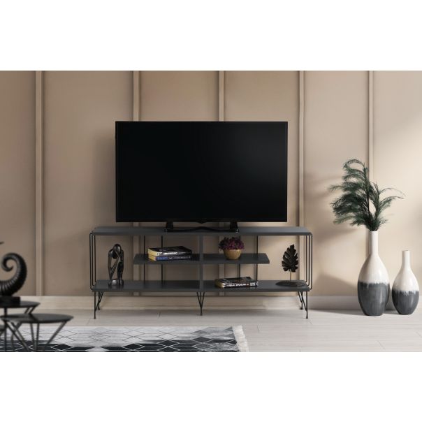 HANAH HOME TV komoda Eze, antracit