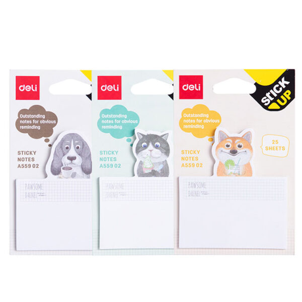 STICKY NOTES Stick UP 75x84mm, 3 dezena, EA55902, DELI