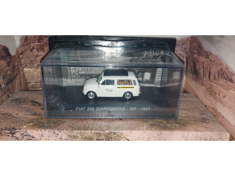 Ixo/Altaya Fiat 500 Giardiniera Sip (1967) 1/43