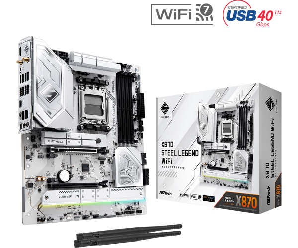 MB AM5 ASRock X870 STEEL LEGEND WIFI